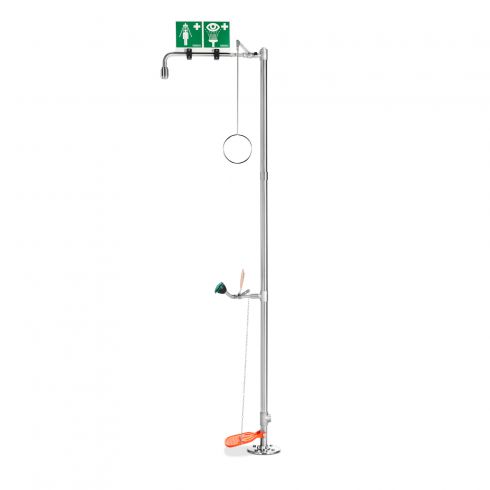 B-Safety BR832095 PremiumLine Körper-Notdusche mit Augendusche ...