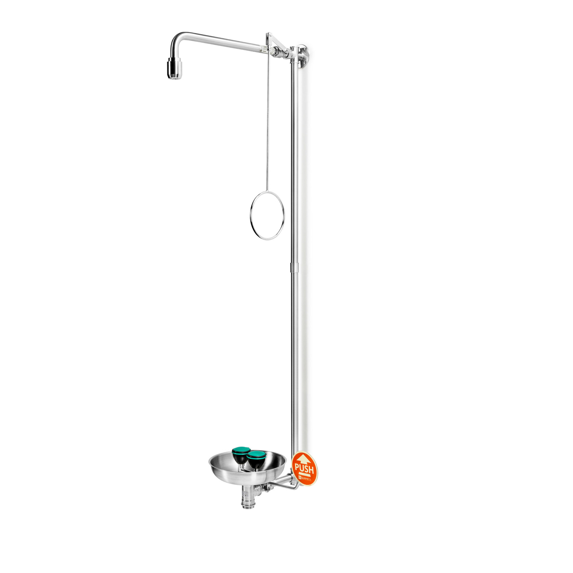 B-Safety BR867095 PremiumLine Notduschkombination, mit Sicherheits ...
