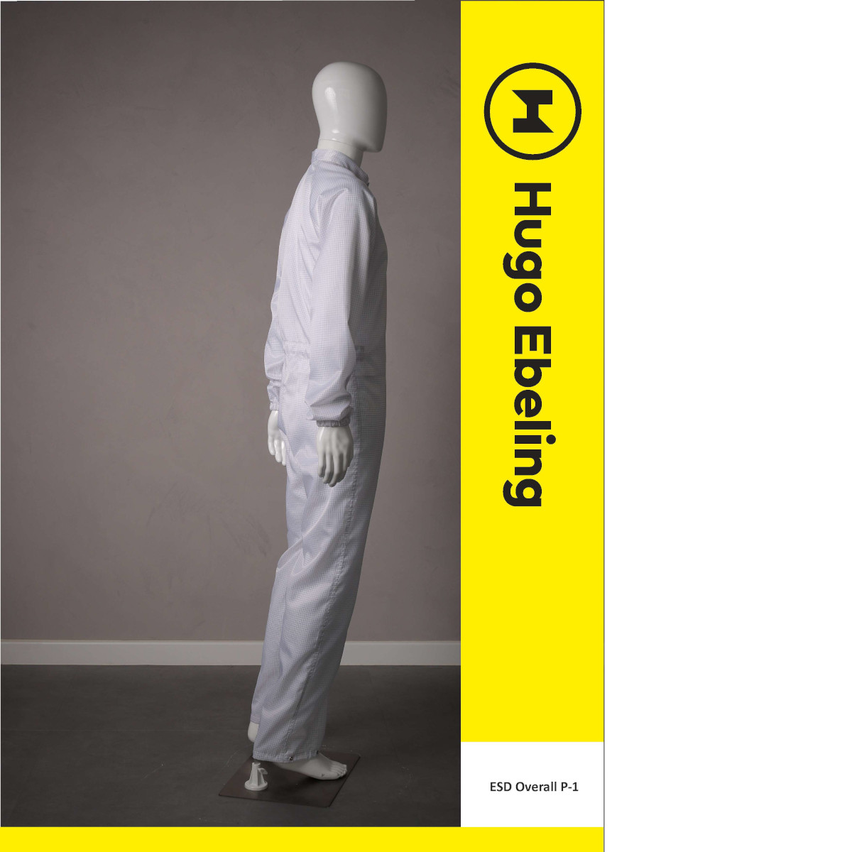 Hugo Ebeling P-01G Cleanroom Coverall for ESD and GMP Application ...